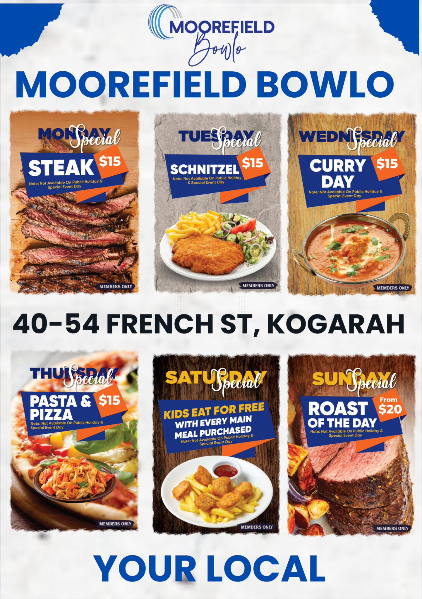 Restaurant - Moorefield Bowlo